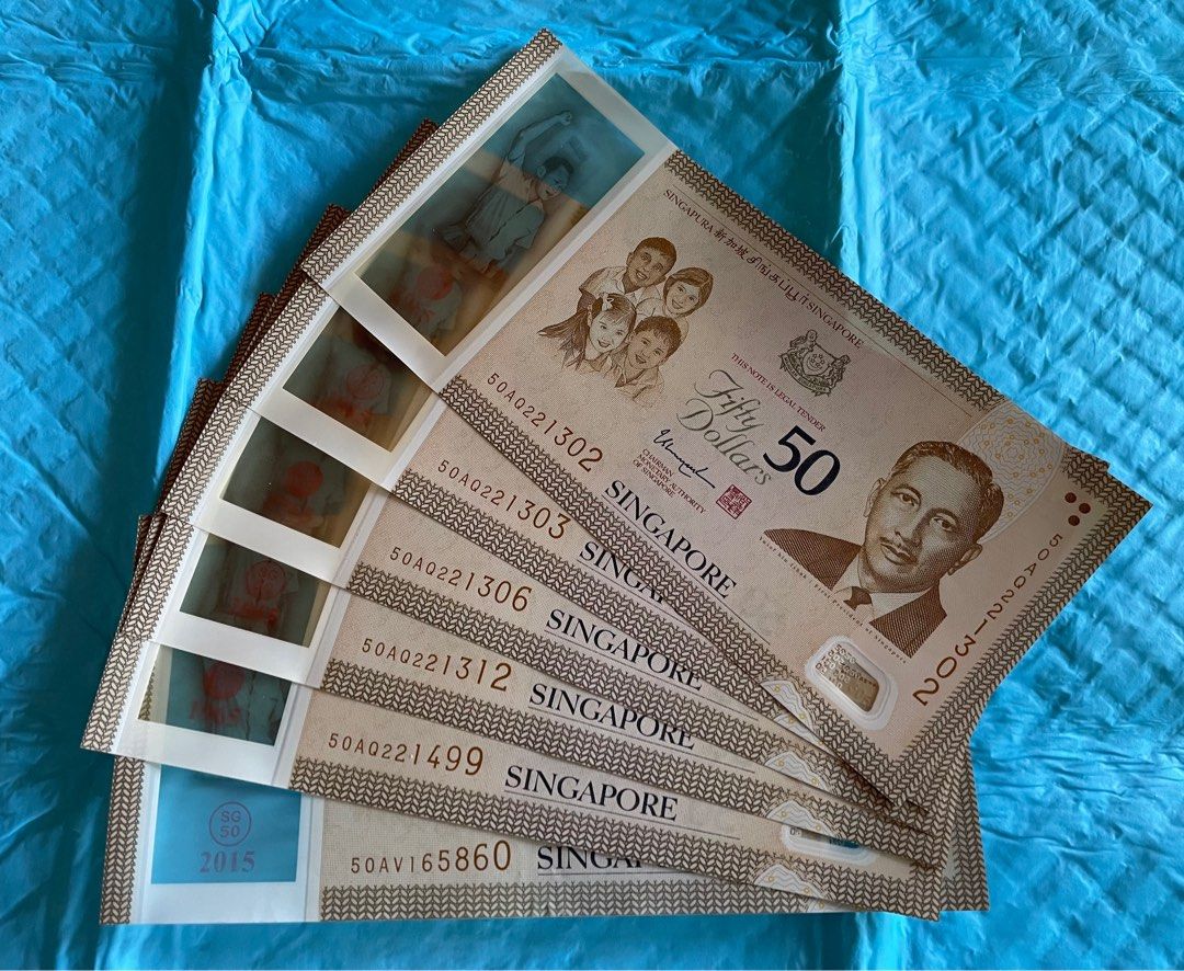 SG50 $50 Commemorative Notes, Hobbies & Toys, Memorabilia ...