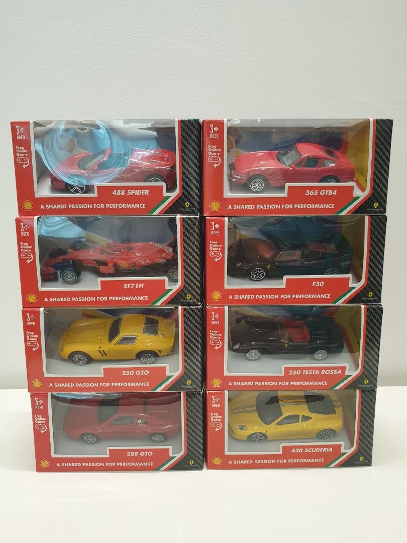 Shell Ferrari Cars Collection, Hobbies & Toys, Collectibles ...