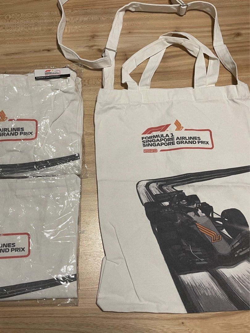 SIA F1 2020 Limited Edition Tote Bag, Women's Fashion, Bags & Wallets ...