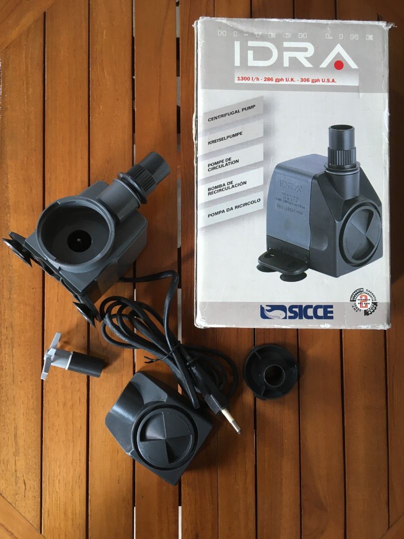 SICCE IDRA Submersible Water Pump, Pet Supplies, Homes & Other Pet Accessories on Carousell