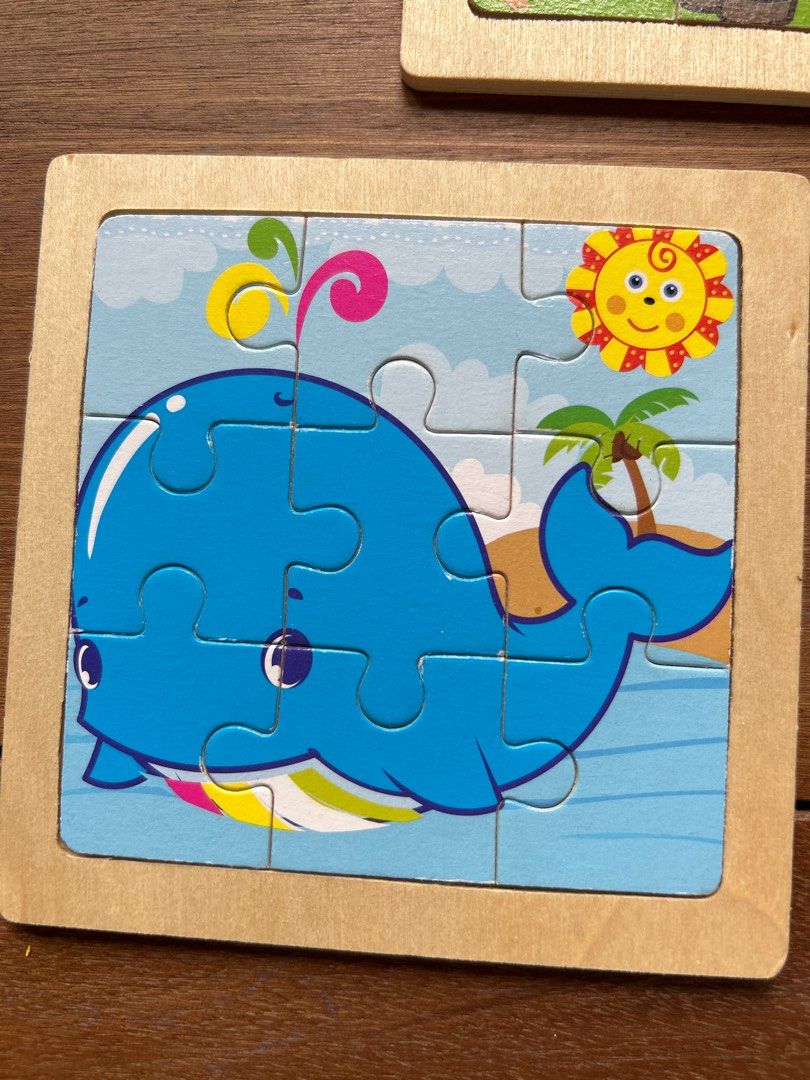 Simple Animal Puzzles, Babies & Kids, Infant Playtime on Carousell