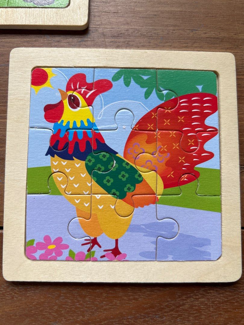 Simple Animal Puzzles, Babies & Kids, Infant Playtime on Carousell