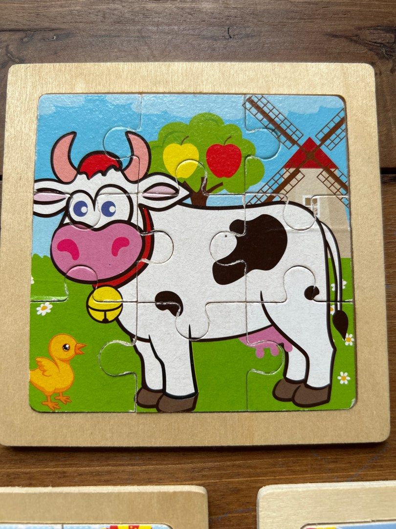Simple Animal Puzzles, Babies & Kids, Infant Playtime on Carousell