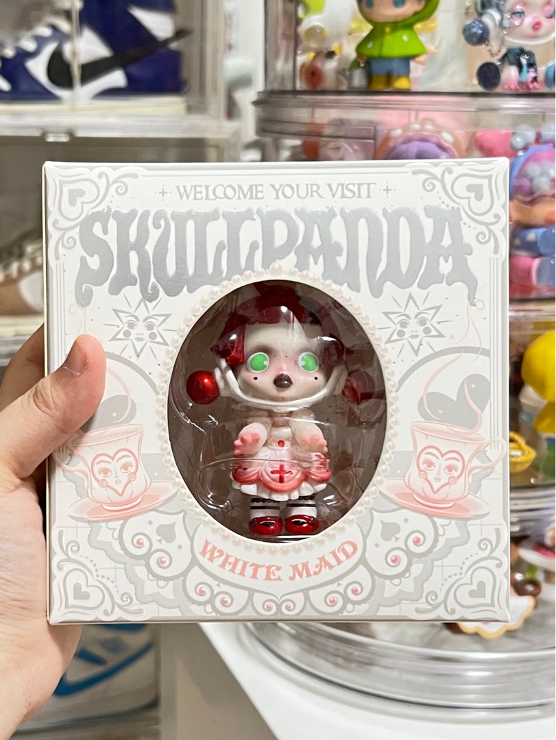 Popmart Skullpanda white maid, Hobbies & Toys, Toys & Games on Carousell