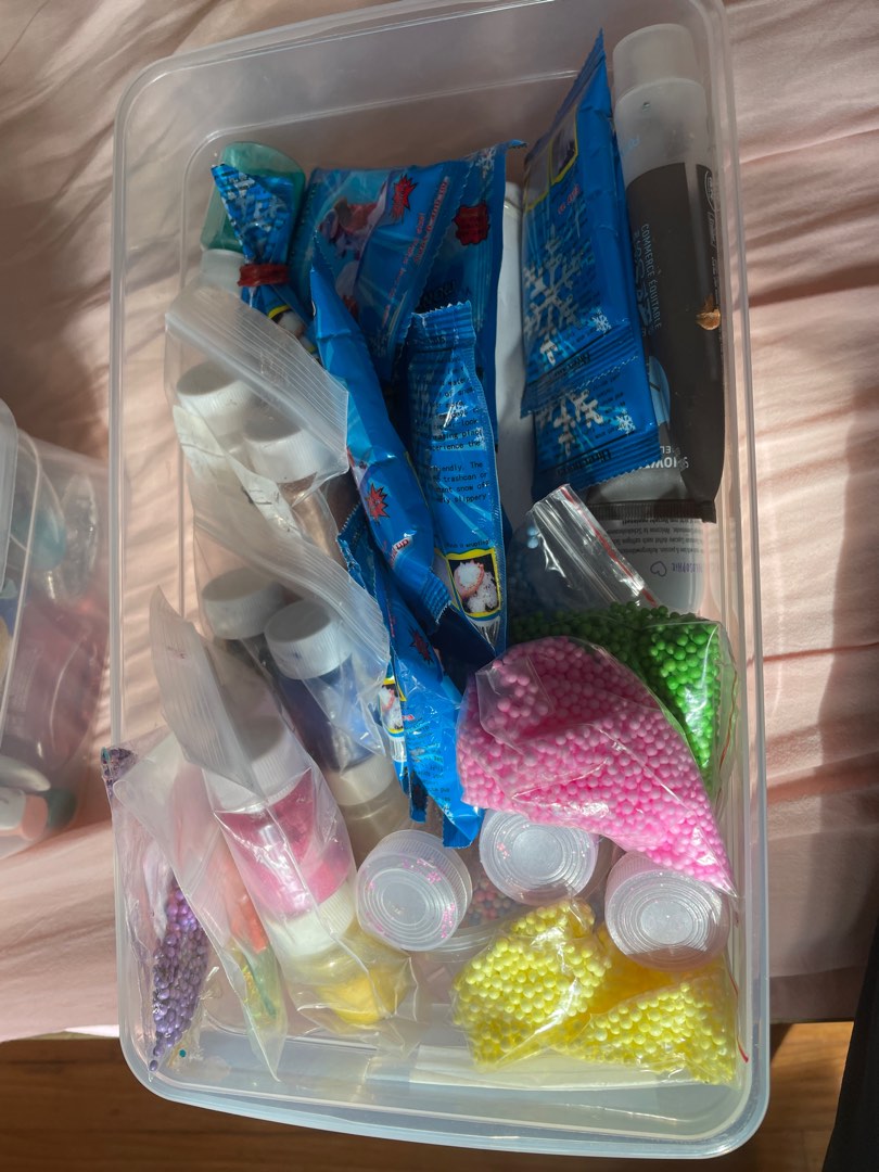 Slime kit, Hobbies & Toys, Stationery & Craft, Handmade Craft on Carousell