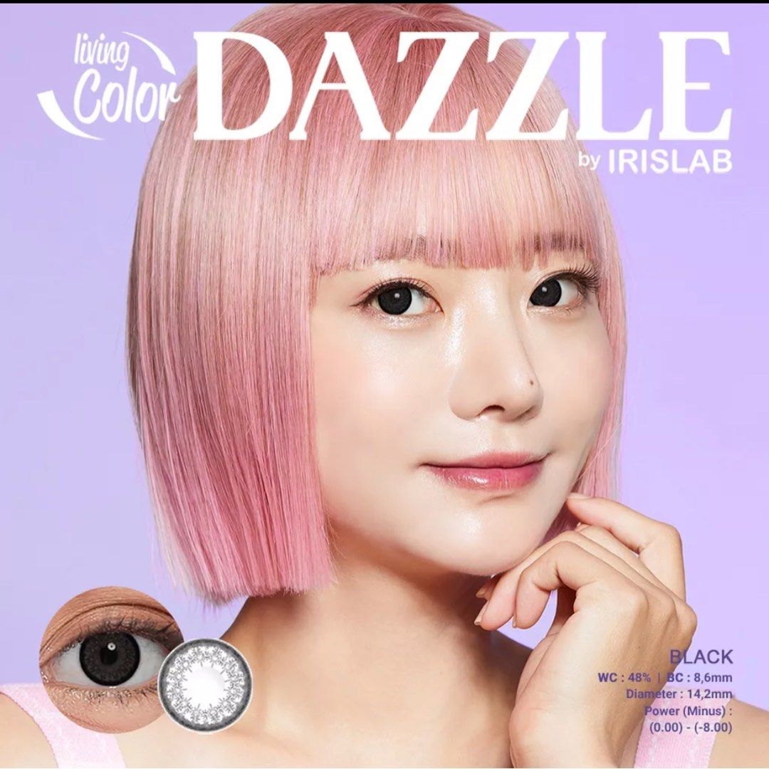 Softlens Irislab Black Normal, Kesehatan & Kecantikan, Parfum, Kuku & Lainnya di Carousell