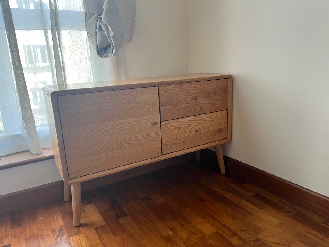 Solid wood desk set, Furniture & Home Living, Furniture, Tables & Sets ...