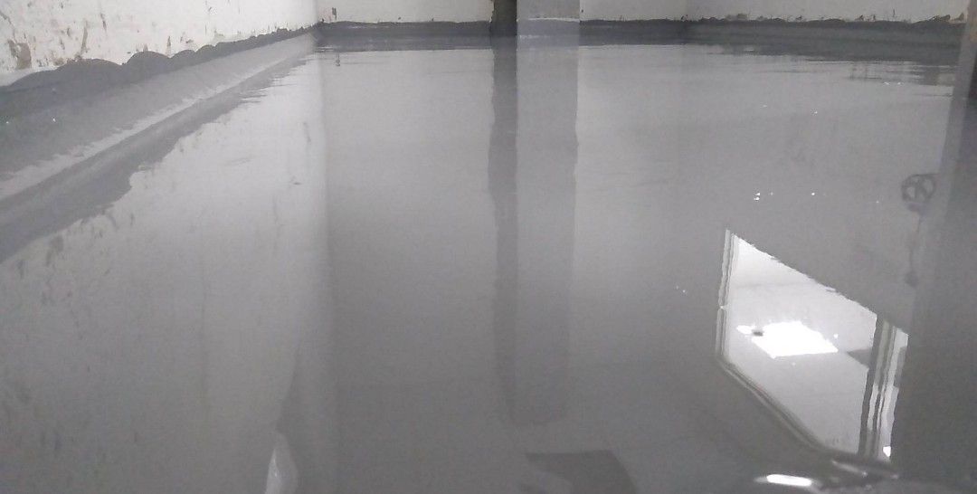 Solventless Epoxy Resin Floor Painting and Coating, Commercial ...