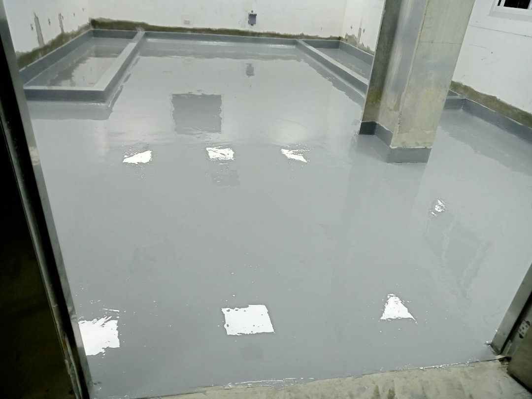 Solventless Epoxy Resin Floor Painting and Coating, Commercial ...
