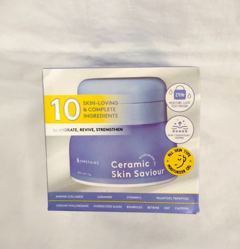 SOMETHINC Ceramic Skin Saviour Moisturizer Gel 50 ml, Kesehatan ...