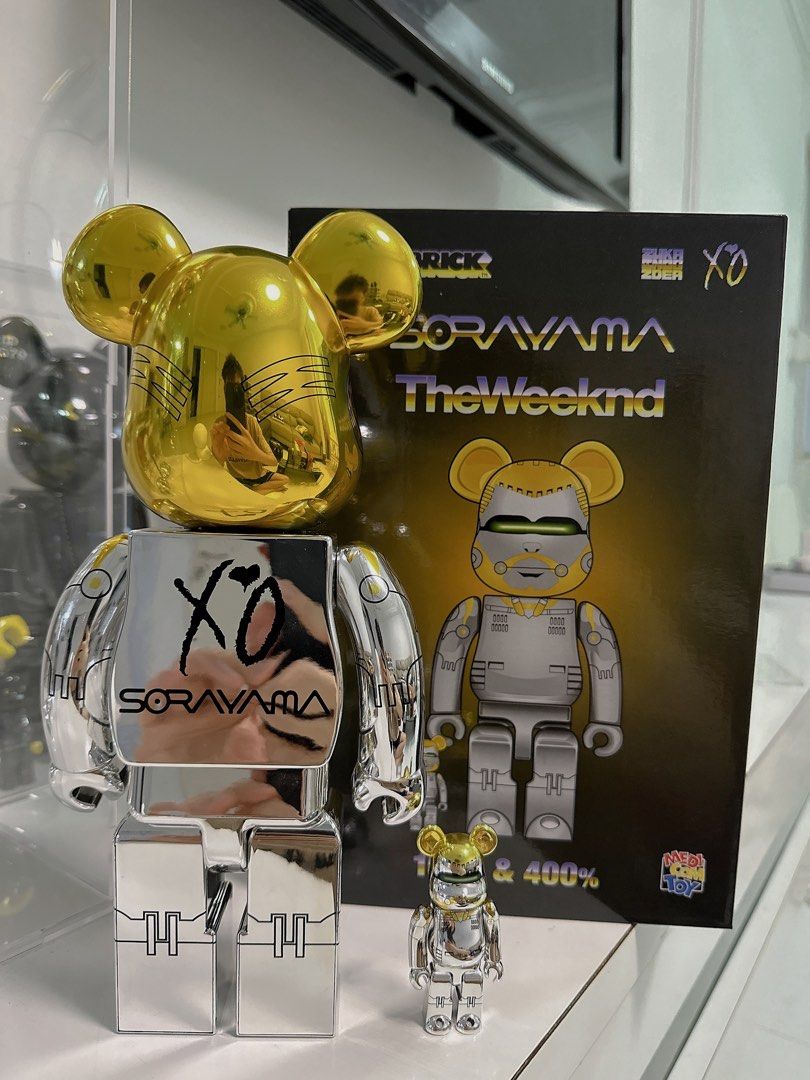Sorayama The Weeknd 400%+ 100% Bearbrick, Hobbies & Toys, Toys & Games ...