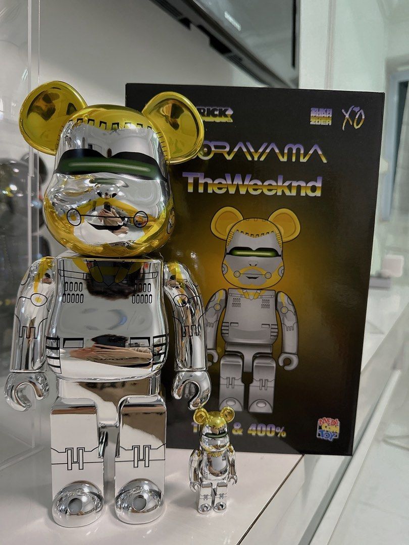 Sorayama The Weeknd 400%+ 100% Bearbrick, Hobbies & Toys, Toys & Games ...