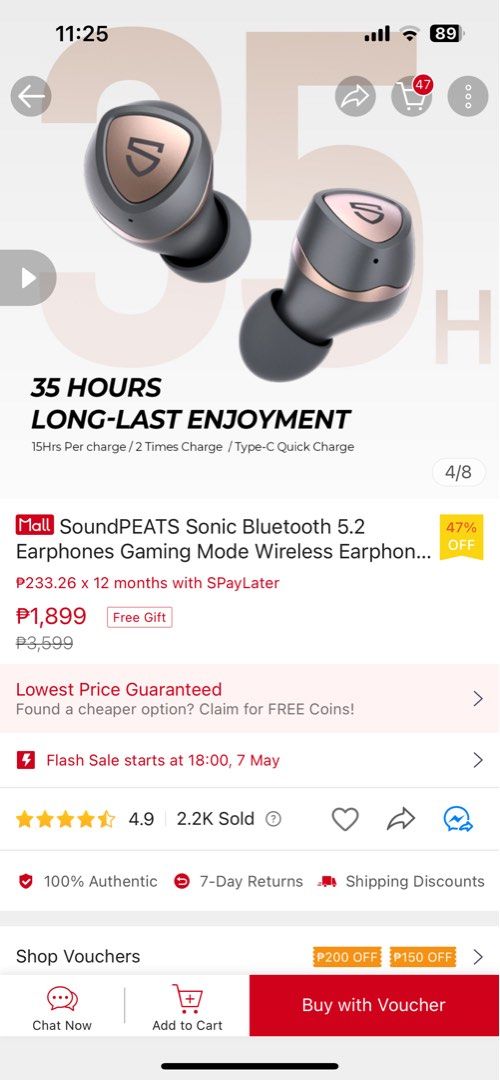 Soundpeats Sonic Earbuds, Audio, Microphones on Carousell