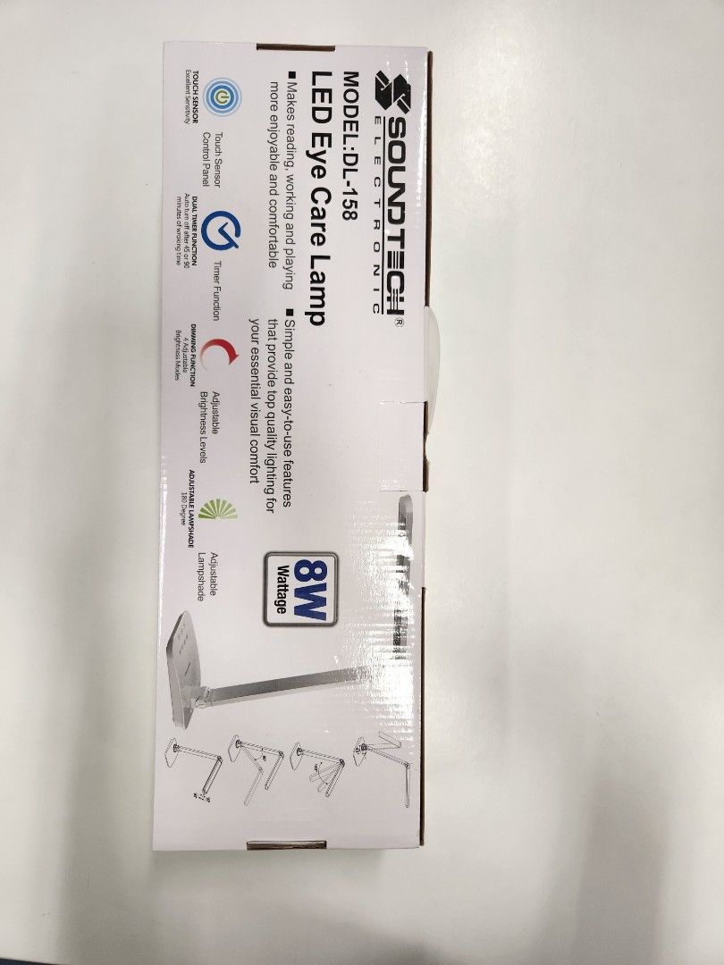 Soundtech LED eyecare lamp DL-158, Furniture & Home Living, Lighting ...