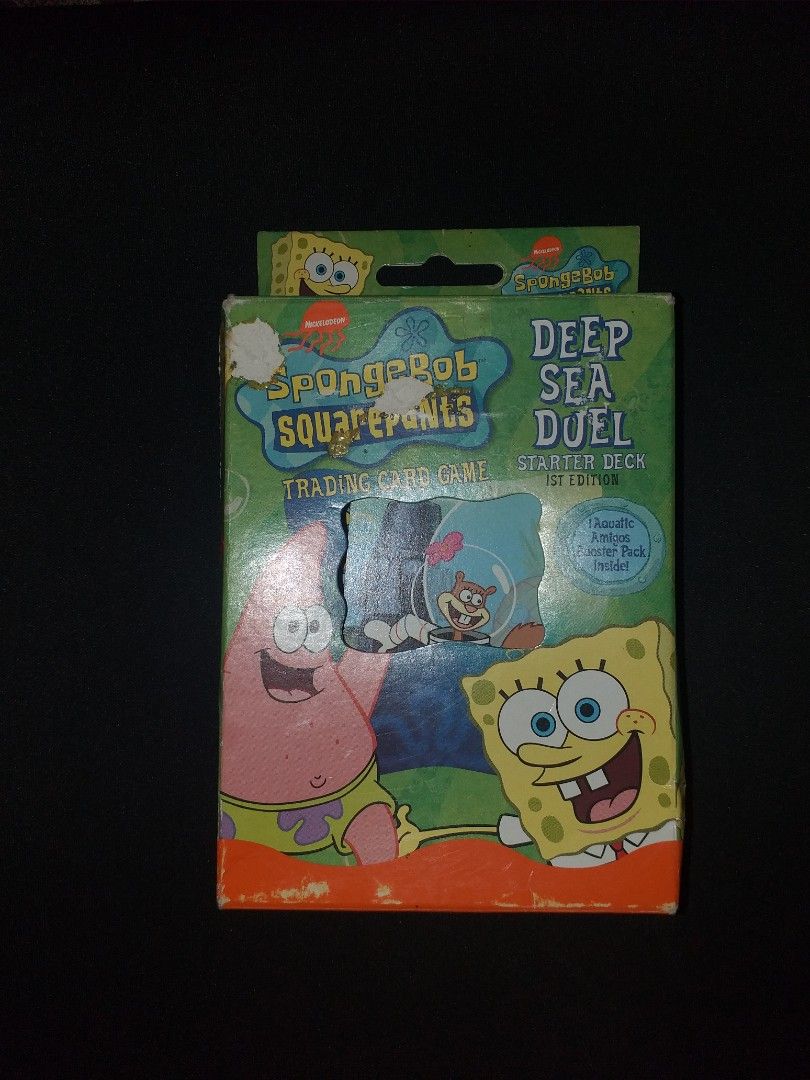 Spongebob Deep Sea Duel TCG Starter Deck - 1st Edition From 2003 ...