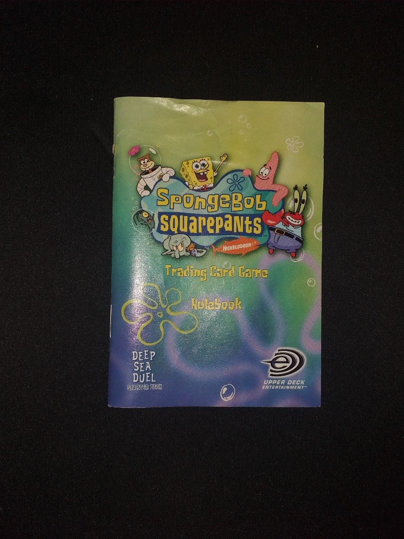 Spongebob Deep Sea Duel TCG Starter Deck - 1st Edition From 2003 ...