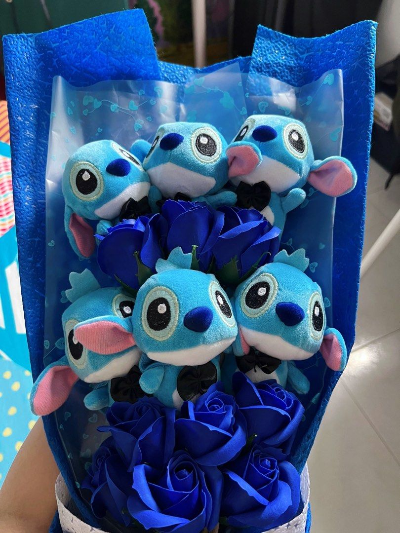 Stitch Roses Bouquet, Hobbies & Toys, Stationery & Craft, Flowers ...