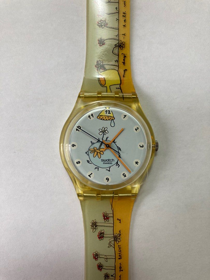 Swatch Flower Talk watch year 2000 (brand new), Women's Fashion ...