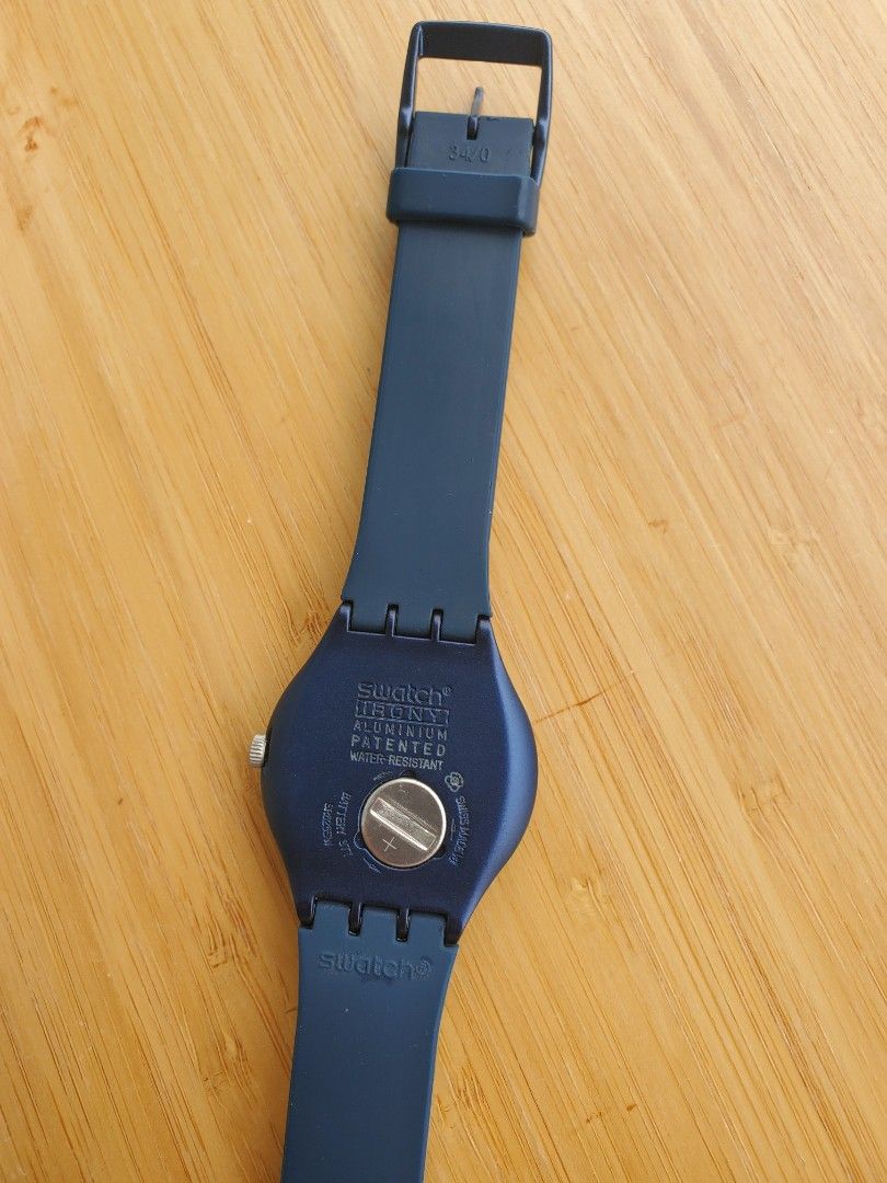 Swatch Watch blue small face, Luxury, Watches on Carousell