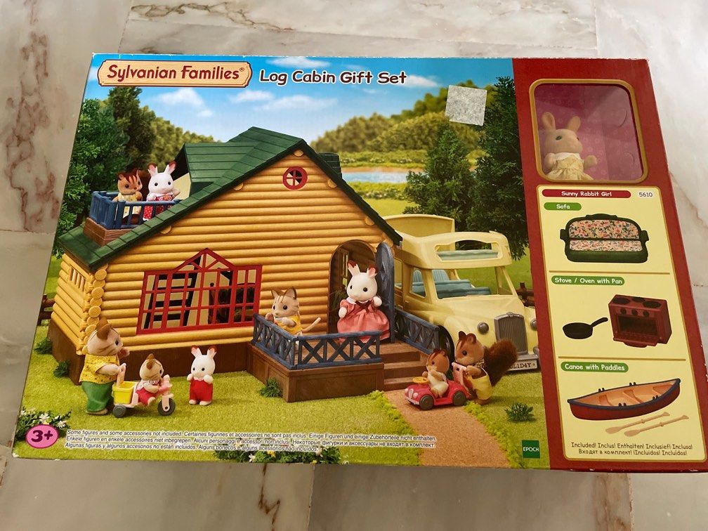 Sylvanian Families Log Cabin Gift Set, Hobbies & Toys, Toys & Games on ...