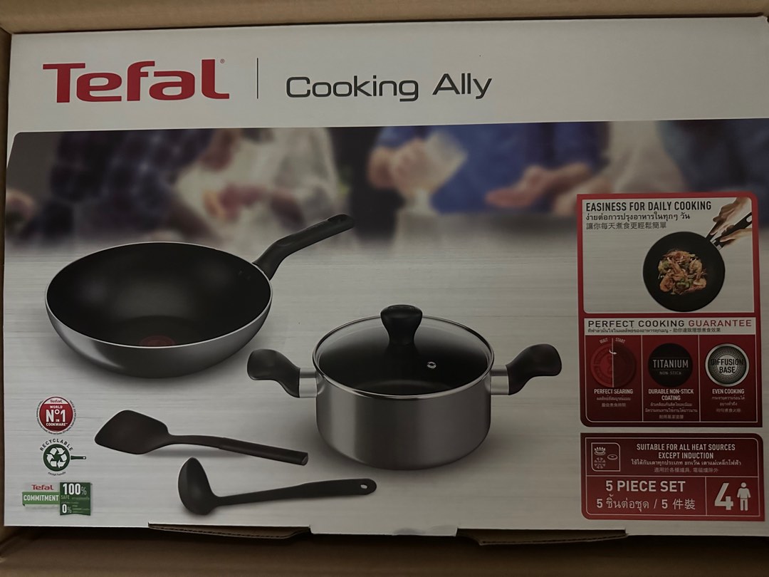Tefal Cooking Alley Set, Furniture & Home Living, Kitchenware ...