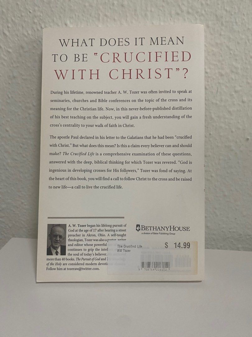 The Crucified Life by AW Tozer. Christian book, Hobbies & Toys, Books ...
