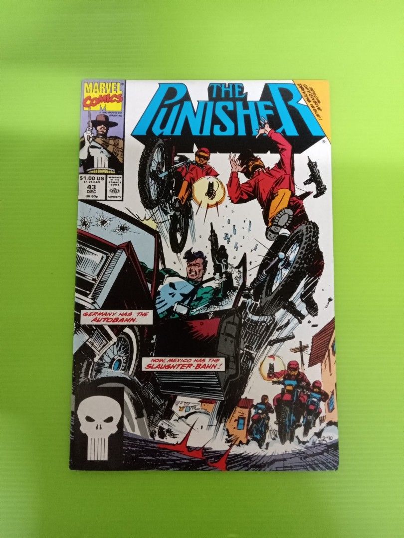 The Punisher #43 ( Ron Wagner - Cover Art ) Marvel Copper Age Issue ...