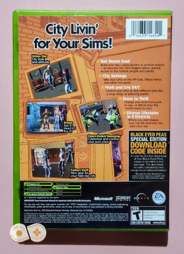 The Urbz Sims in the City - [OG XBOX Game] [NTSC / ENGLISH Language ...