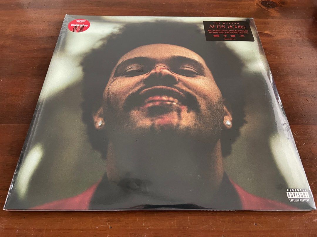 The Weeknd - After Hours (2LP Limited Edition Red Splatter Gold Vinyl ...