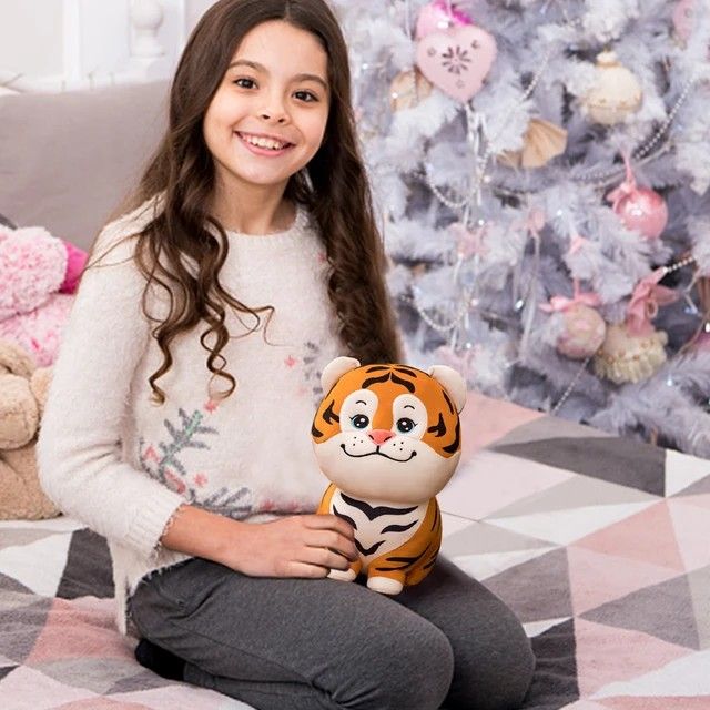 Auspicious Tiger Soft Toy, Hobbies & Toys, Toys & Games on Carousell