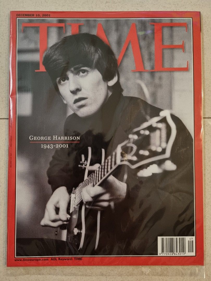 Time Magazine December 2001 George Harrison on Carousell