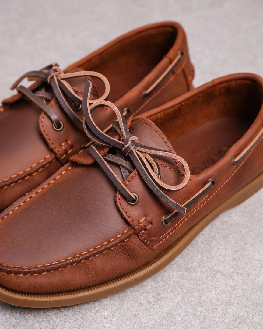 Tomaz C328A Men's Leather Boat Shoes / Kasut Bot C328A Tomaz, Men's ...