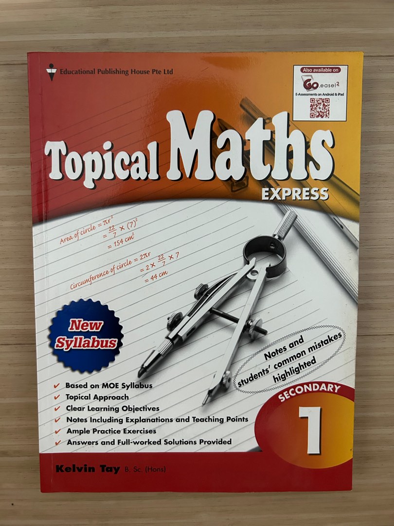 Topical Maths Express Secondary 1 Assessment Book, Hobbies & Toys, Books & Magazines, Assessment ...