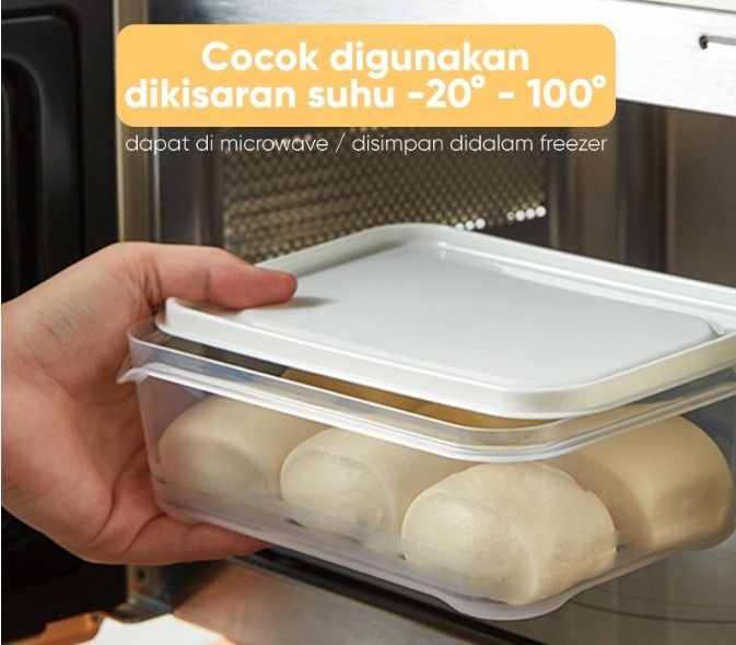 Toples Set Plastik Food Kontainer Bening Wadah Penyimpanan 10-12PCS ...