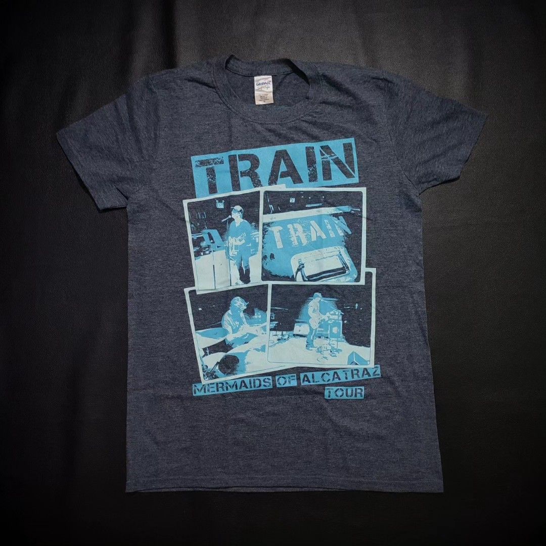 Train Band, Fesyen Pria, Pakaian , Atasan di Carousell