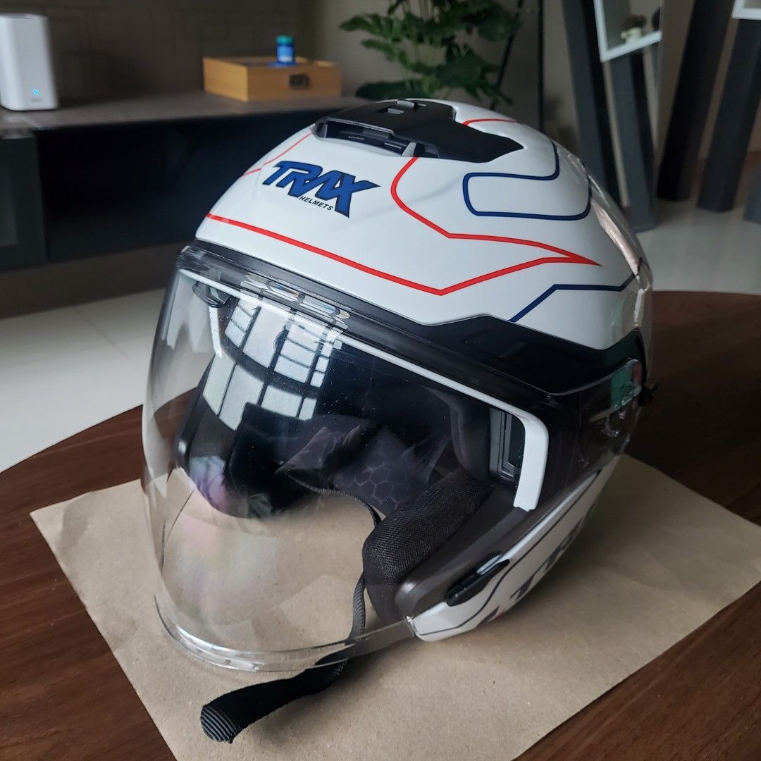 Trax Helmet, Motorcycles, Motorcycle Apparel on Carousell
