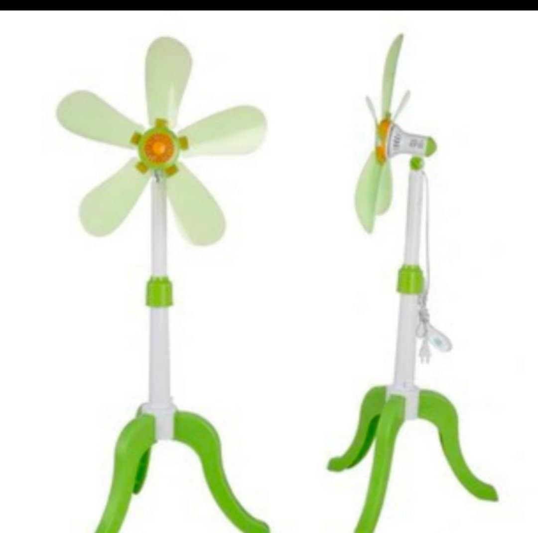 Tripod Stand Fan 5 blade Vertical Fan Floor Fan Retractable and Freely ...