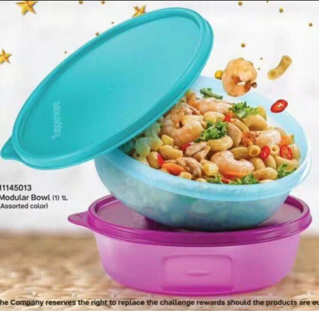 Tupperware Modular Bowl (1L), Furniture & Home Living, Kitchenware ...