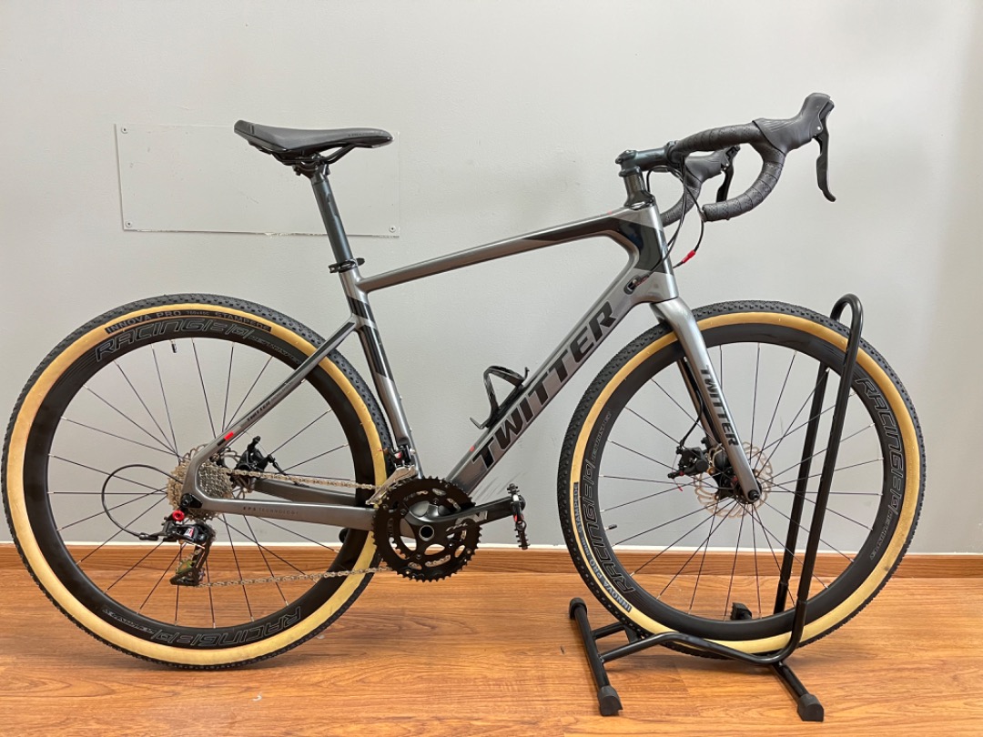 Twitter Carbon Gravel Road bike (M)3Month+warranty, Sports Equipment ...