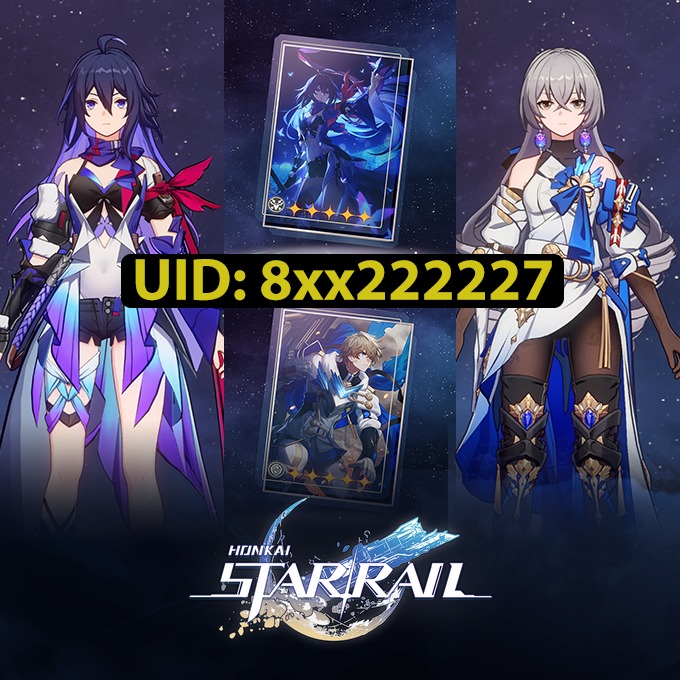 UNIQUE UID Seele &BIS + Bronya + Gepard BIS Honkai Star Rail Account ...