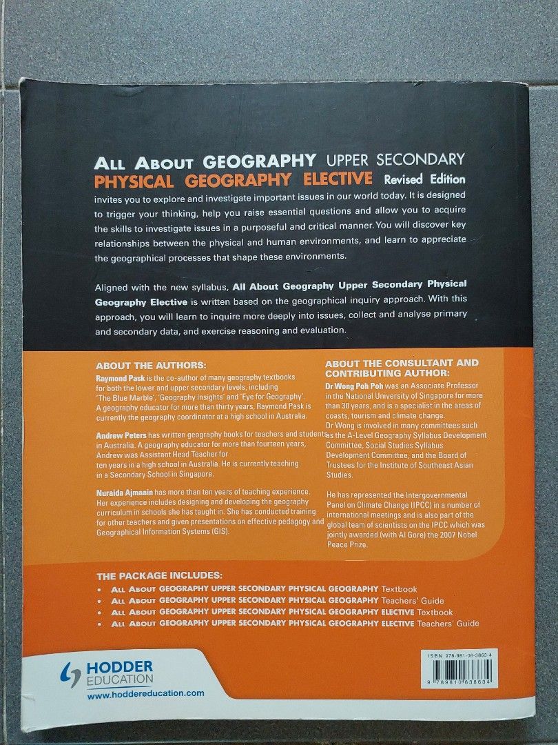 Upper Sec 3 / 4 All About Geography textbook Hodder Education, Hobbies ...