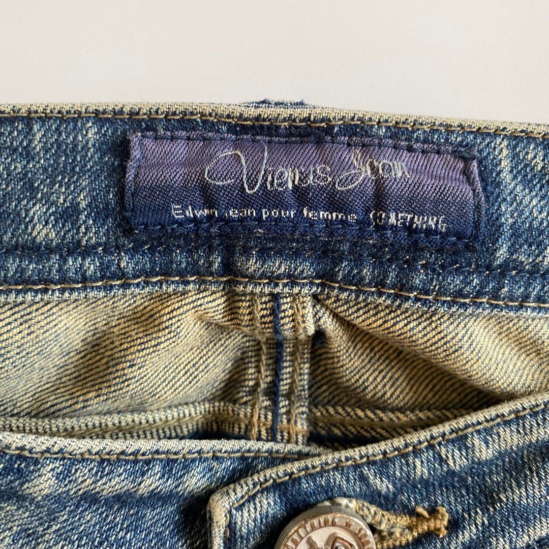 Venus jeans y2k low rise lowaisted denim flared pants on Carousell
