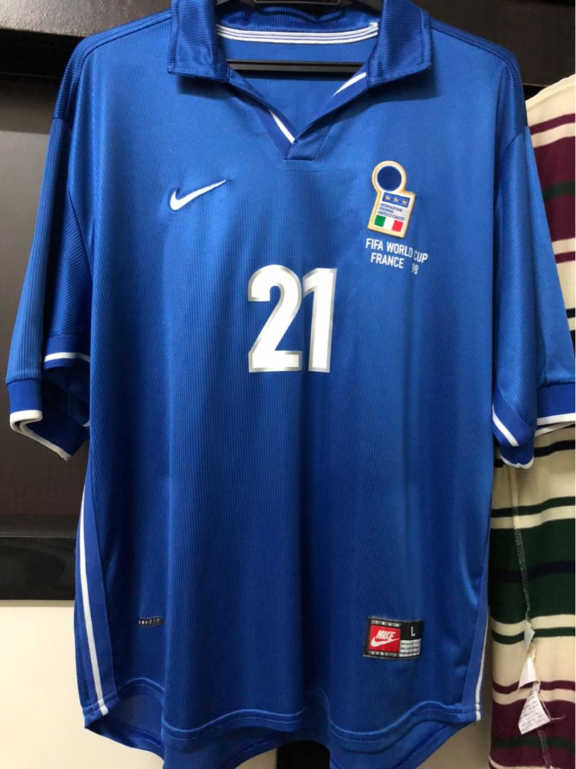 Vieri #21 Italy World Cup 1998 soccer/football jersey/kit rare/retro ...
