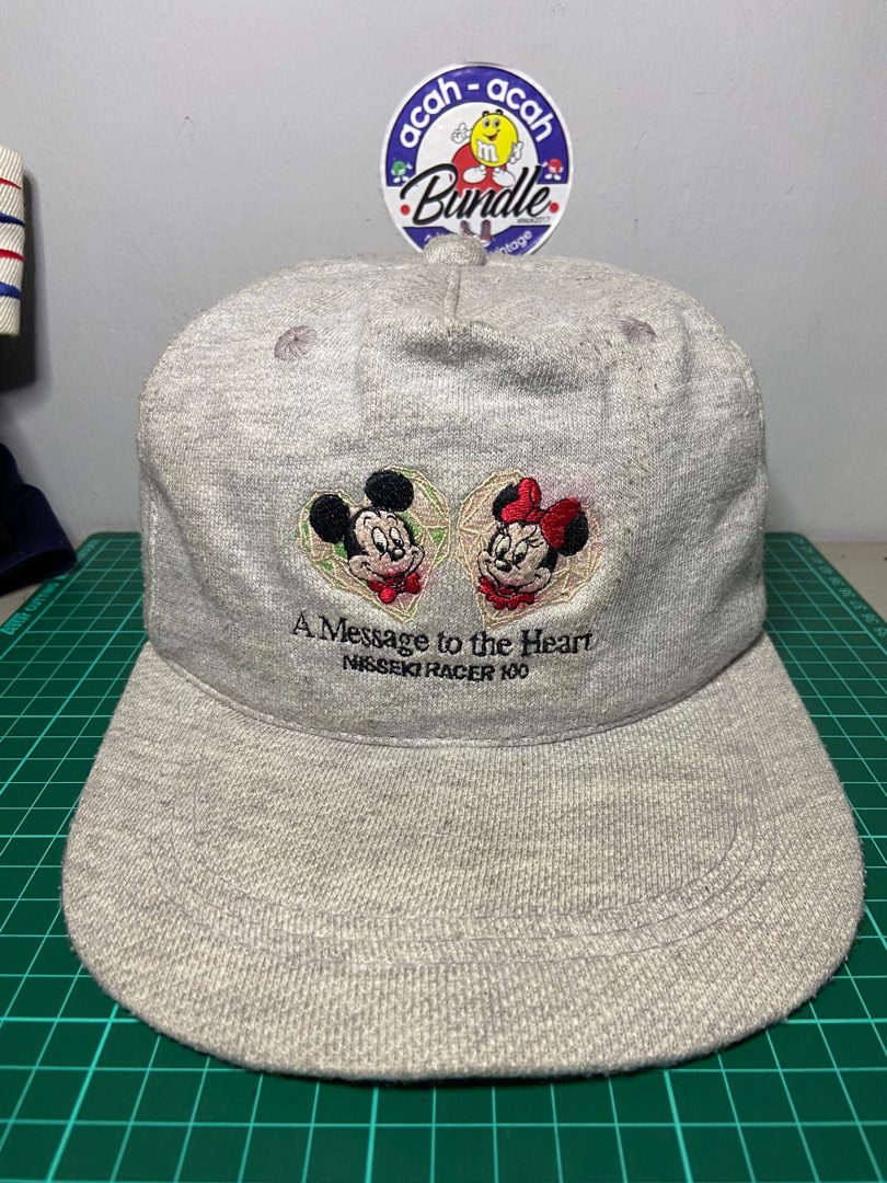 VINTAGE MICKEY MOUSE WOOL CAP, Men's Fashion, Watches & Accessories ...