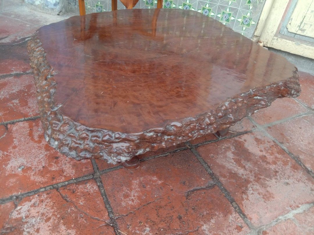 Vintage Wood Slap table, Furniture & Home Living, Furniture, Tables ...
