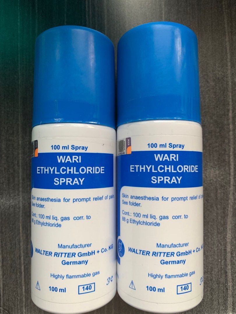 Walter Ritter Ethylchloride Spray, Health & Nutrition, Medical Supplies ...