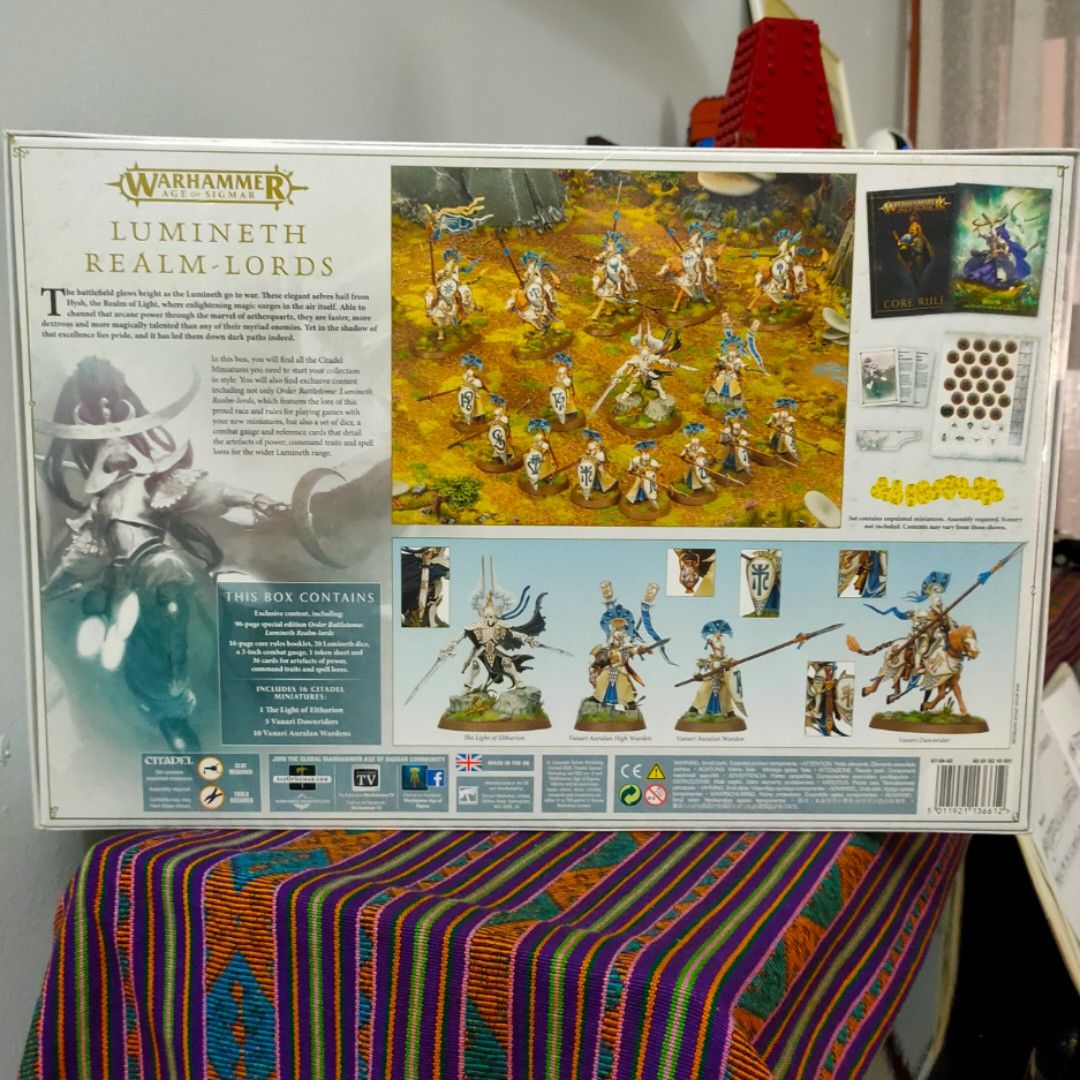 Warhammer AOS Lumineth Realm-Lords Army Set with Dice NEW, Hobbies ...