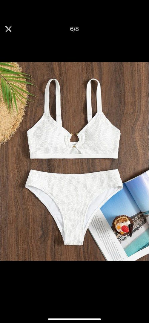 White Two-piece Bikini on Carousell