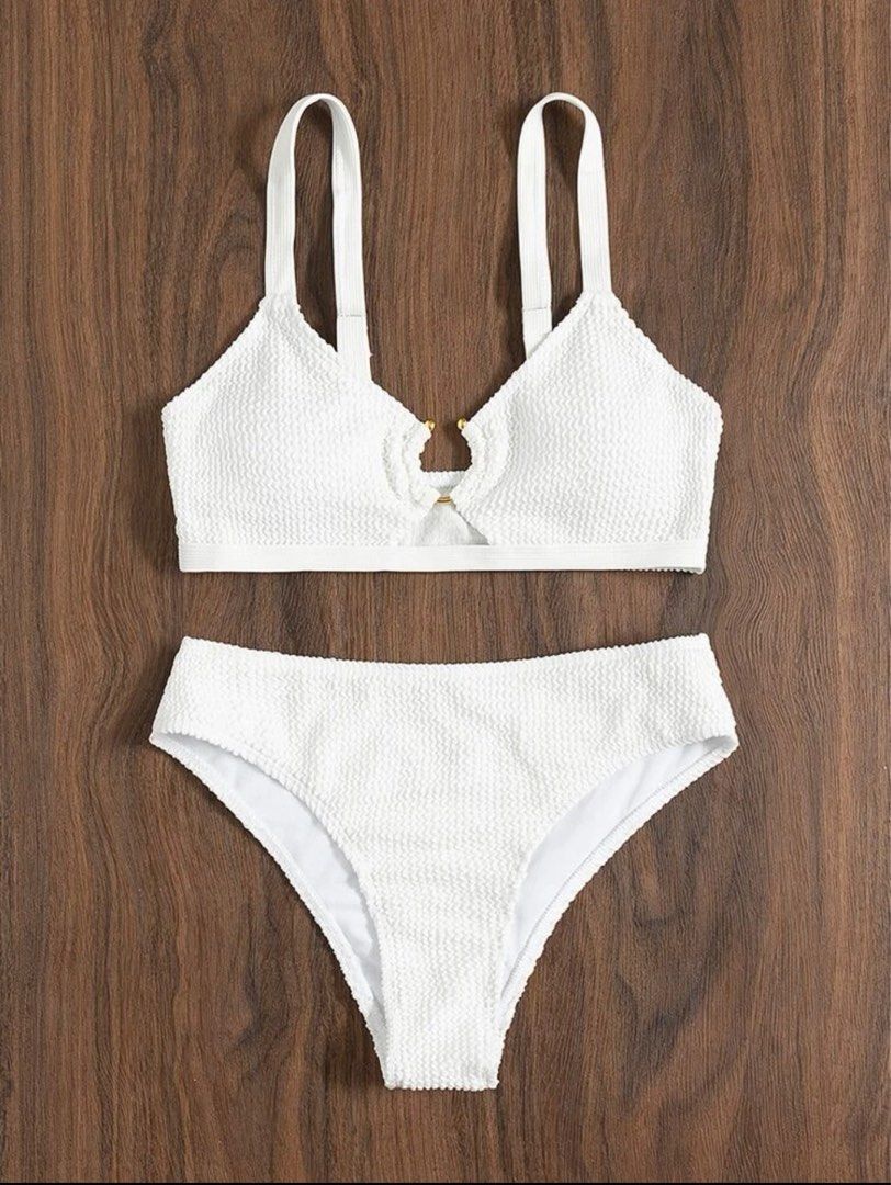 White Two-piece Bikini on Carousell