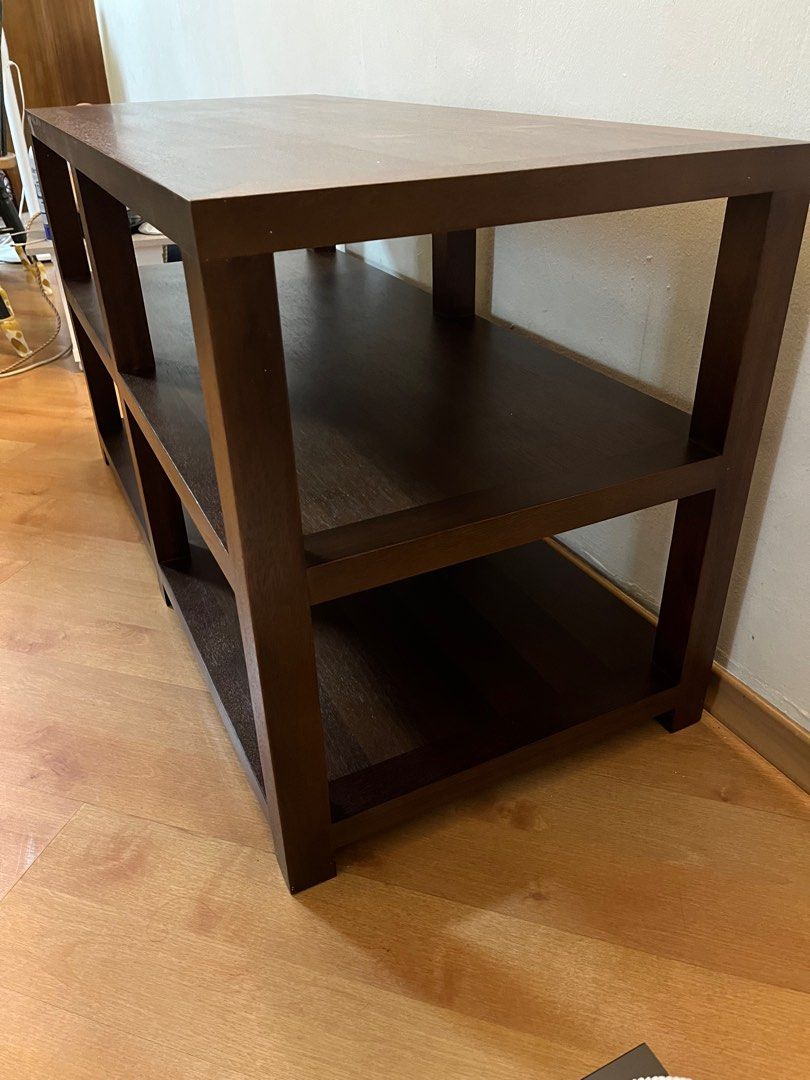 Wts Walnut Solid Wood Hifi Rack, Furniture & Home Living, Furniture ...